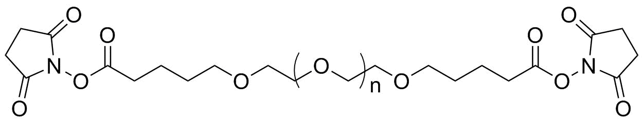 SVA-PEG-SVA, MW 5K | PEG-bis-Succinimidyl Valerate | AxisPharm