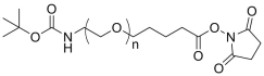 tBOC-NH-PEG-SVA, MW 2K | t-Boc-NH-PEG-Succinimidyl Valerate | AxisPharm