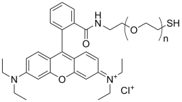 Rhodamine-PEG-Thiol, MW 2K | RhB-PEG-SH, MW 2000 | AxisPharm
